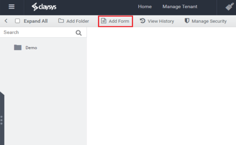 Create your basic form using ClaySys AppForms - ClaySys Technologies