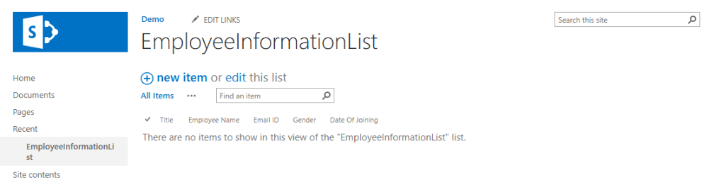 Creating and Managing List Form in SharePoint - ClaySys Technologies