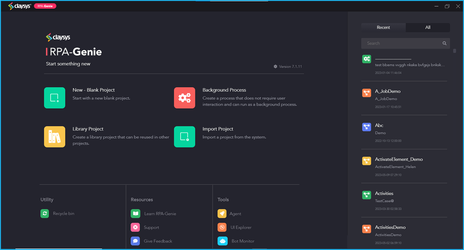 Getting started with the RPA Genie Studio | RPA Genie Help
