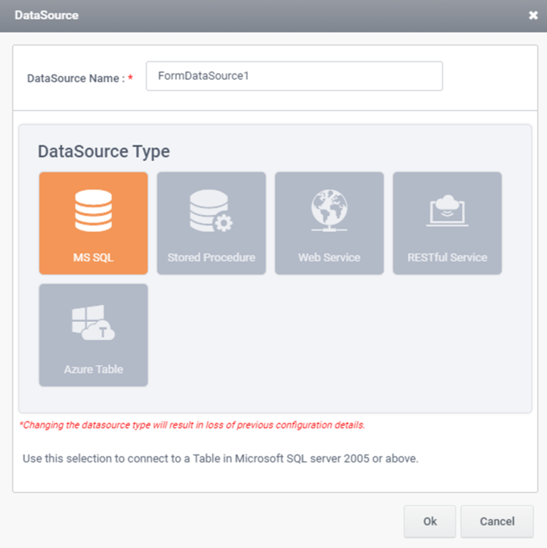 DataSources Panel - ClaySys Technologies