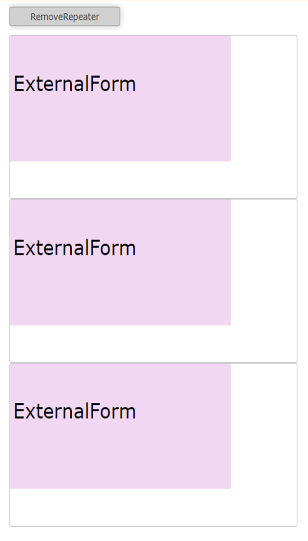 Remove Repeater - ClaySys Technologies