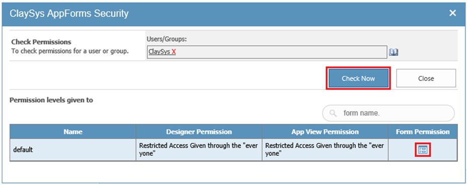 Check Permission - ClaySys Technologies