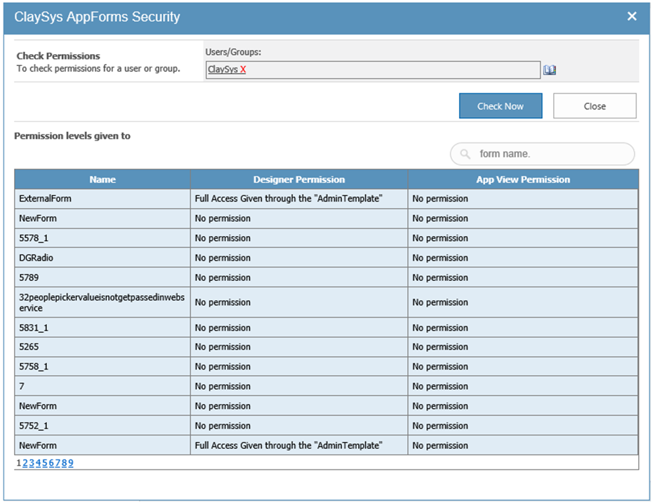 Check Permission - ClaySys Technologies