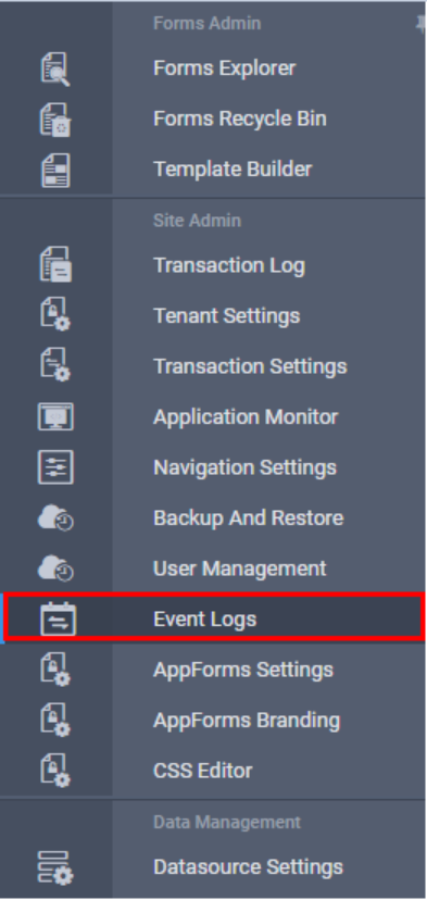 Event logs - ClaySys Technologies